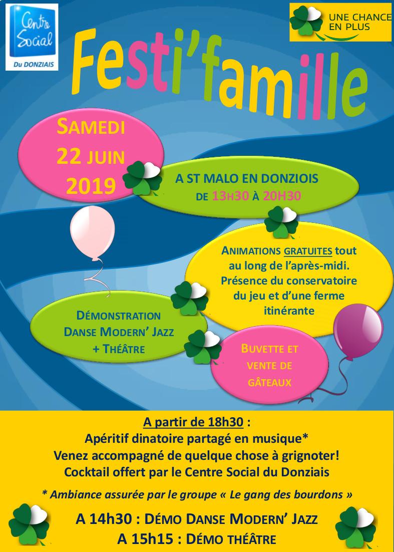 Animation collective famille - Centre social du Donziais